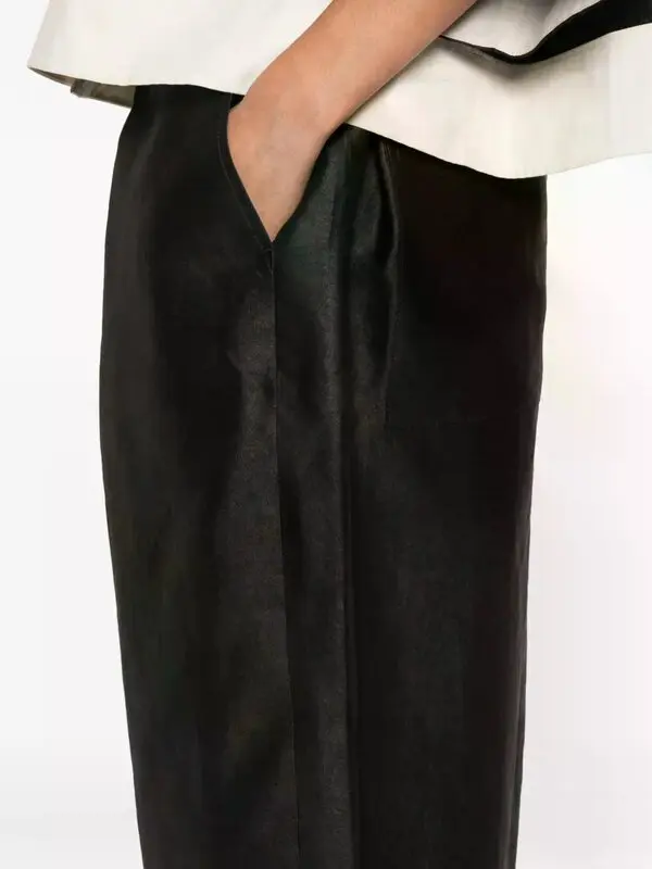Soh Pleated Silk Trousers