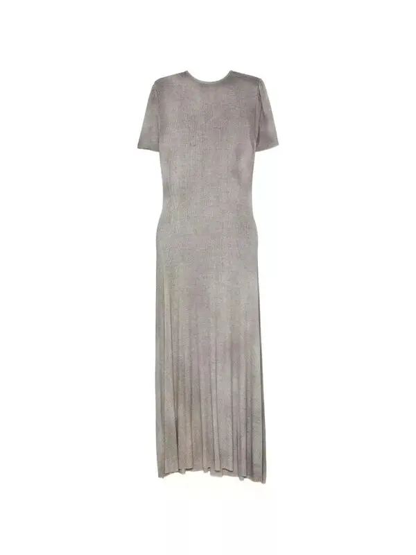 Avant Toi Ruched Ribbed Maxi Dress