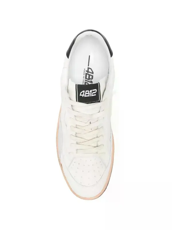 4B12 Lace-up Sneakers - White