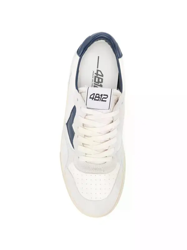 4B12 Panelled Sneakers - White