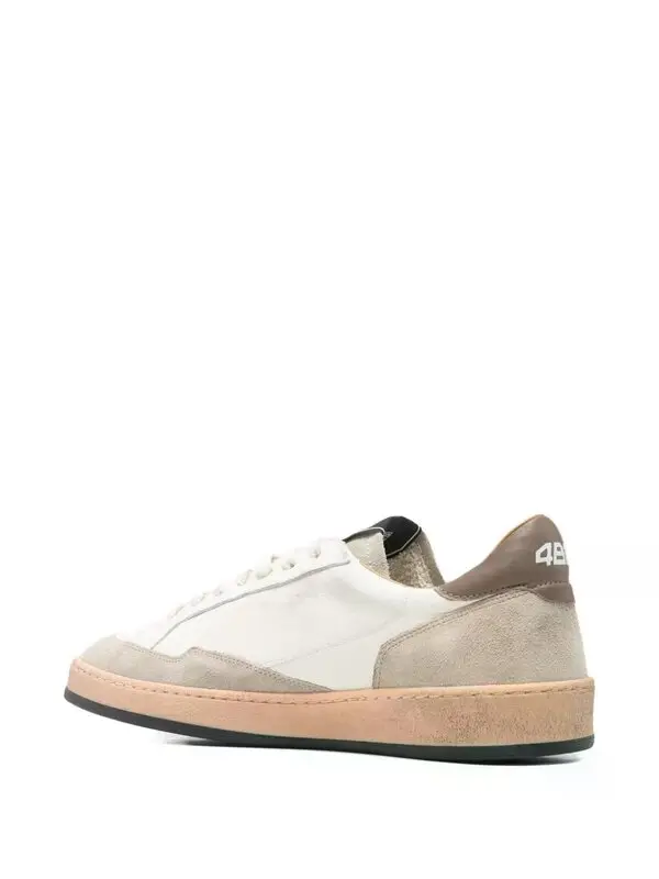 4B12 Panelled Sneakers - White