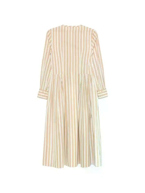 Antonelli Firenze Striped Pleated Dress