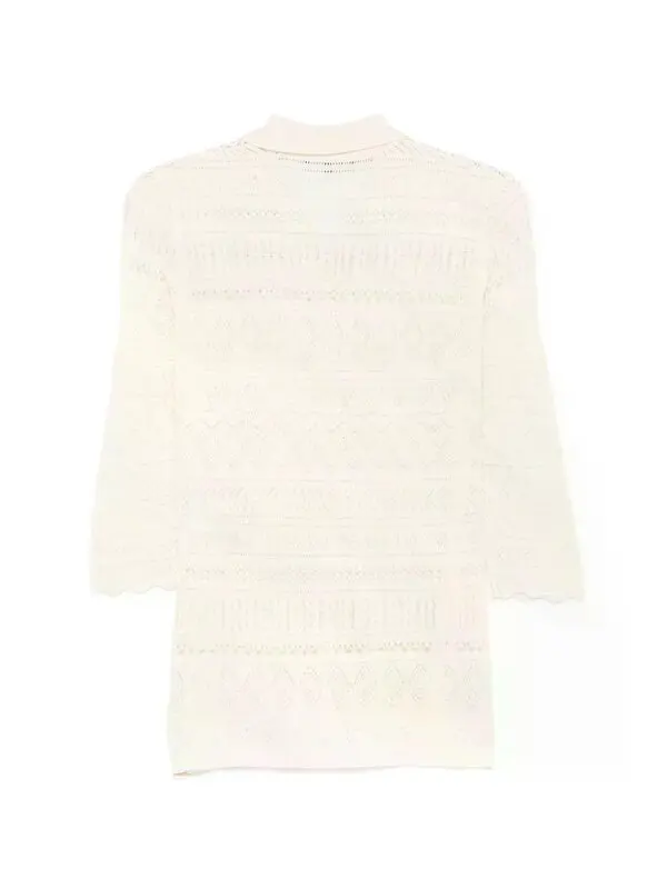 Barbara Bui Pointelle-knit Shirt