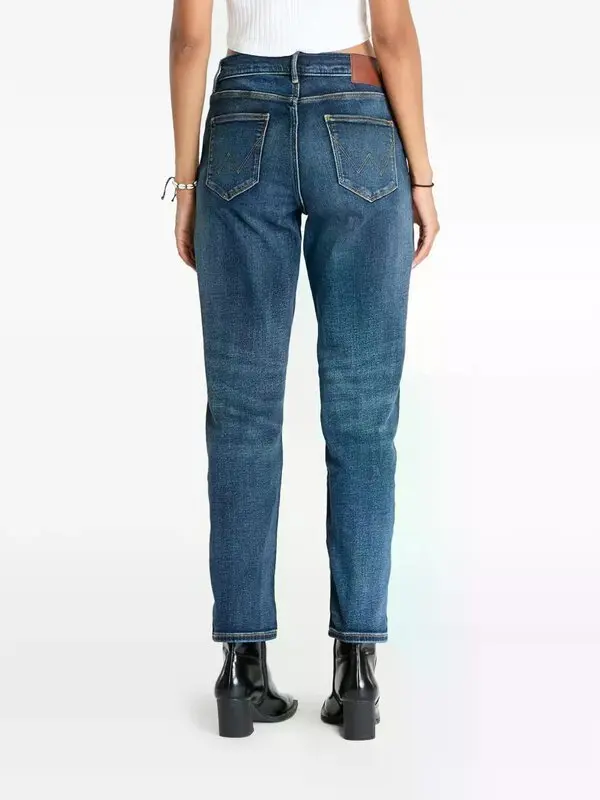 Wrangler Whiskered Straight-leg Jeans