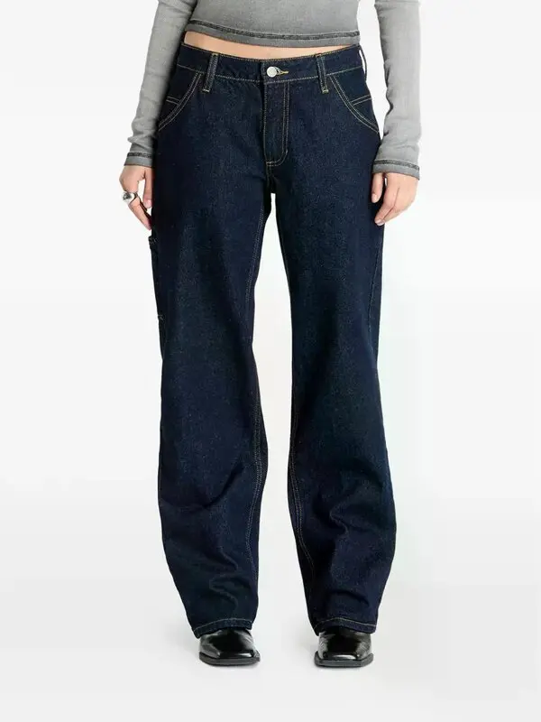 Guess Logo-embroidered Jeans