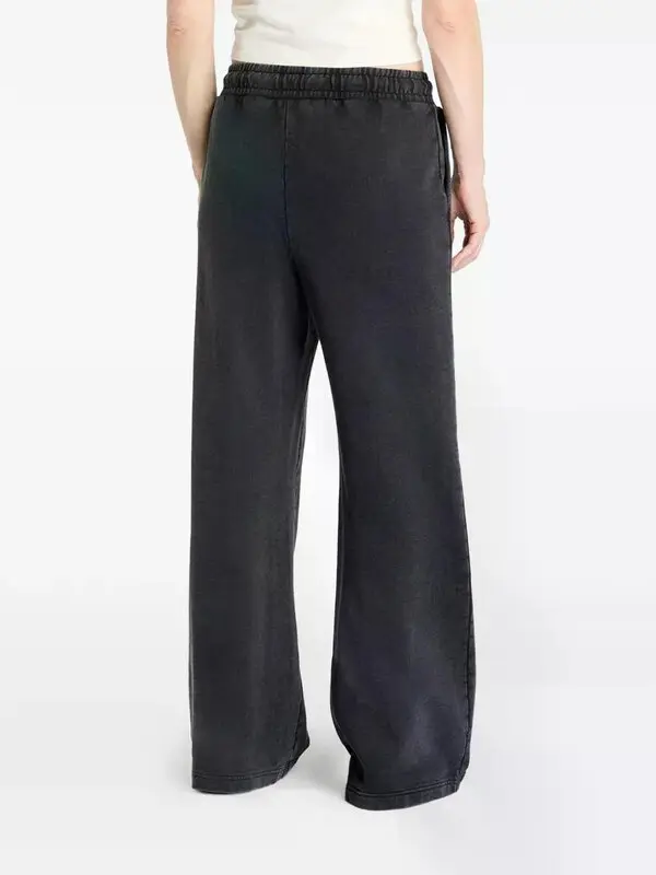 Guess Logo-patch Wide-leg Track Pants