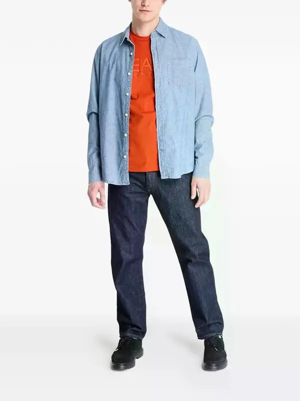 EA7 Embossed Logo T-shirt - Orange