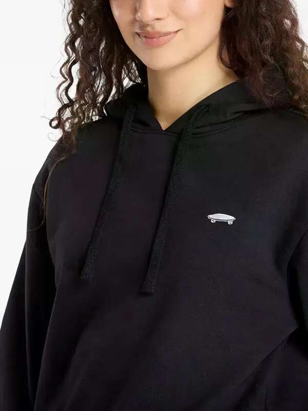 VANS Logo-patch Hoodie - Black