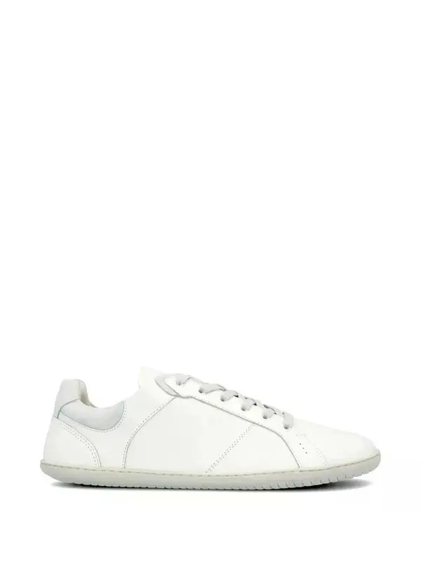 GROUNDS Blaze Lace-up Leather Sneakers - White