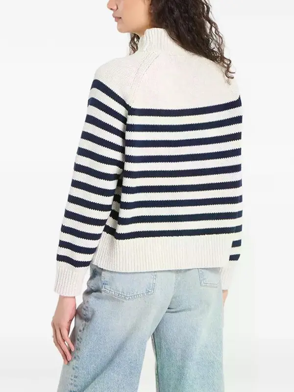 Tommy Hilfiger Stripe-pattern Raglan-sleeve Sweater