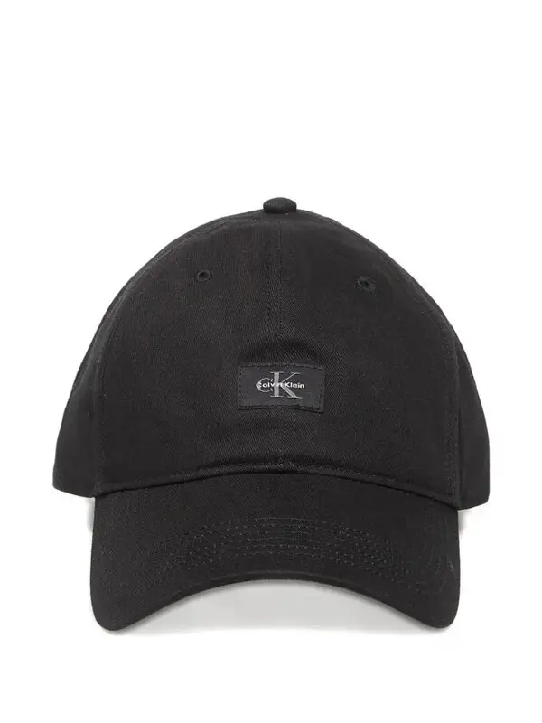 Calvin Klein Logo-patch Baseball Cap - Black