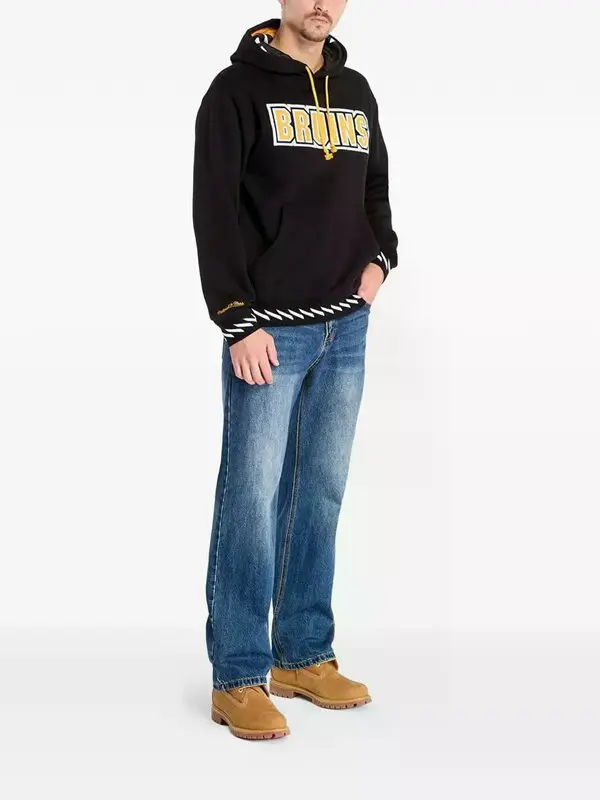 Mitchell & Ness Boston Bruins Logo-print Hoodie