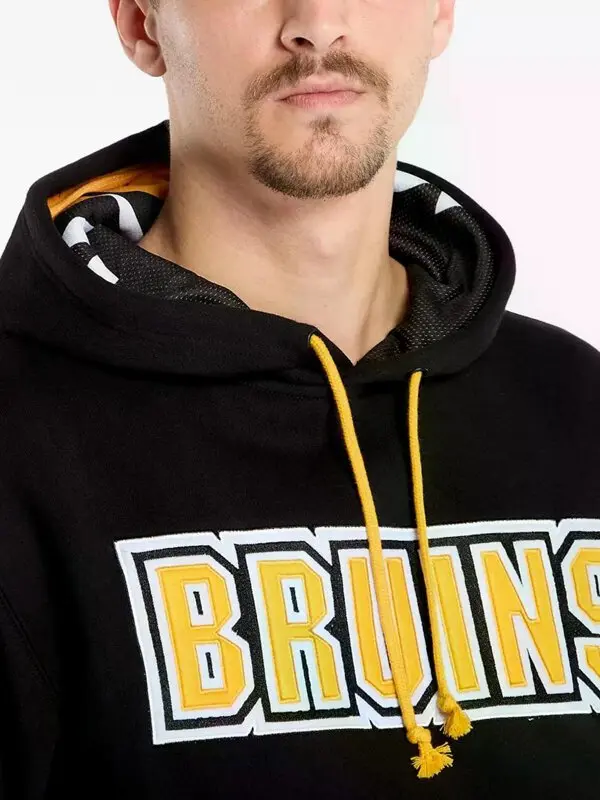Mitchell & Ness Boston Bruins Logo-print Hoodie