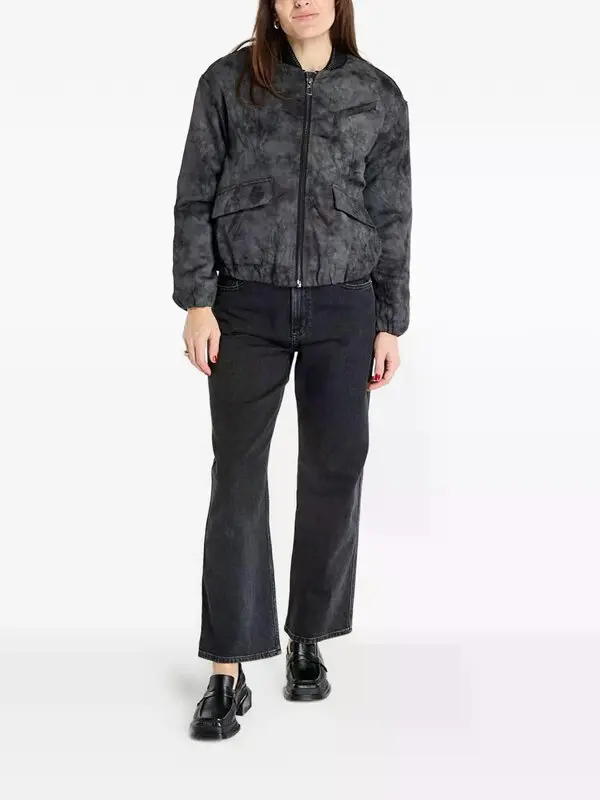 Desigual Floral-embroidered Tie-dye Jacket