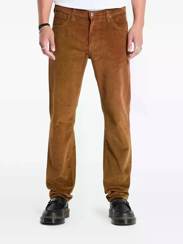 LEEM Daren Corduroy Trousers - Brown