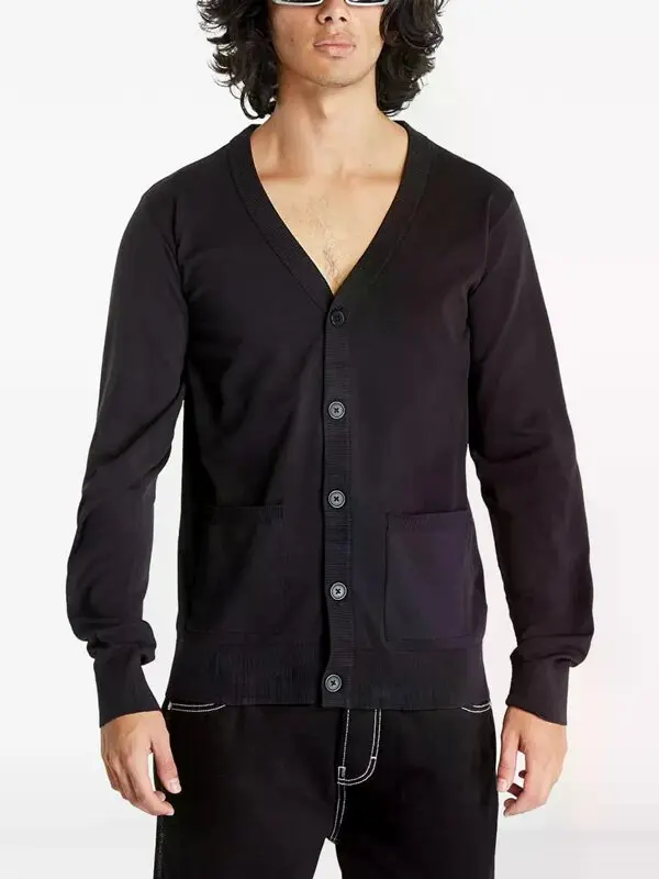 URBAN CLASSICS V-neck Patch-pocket Cardigan