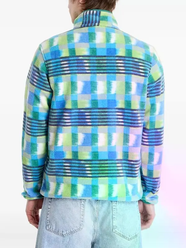 Patagonia Check-pattern Fleece Pullover