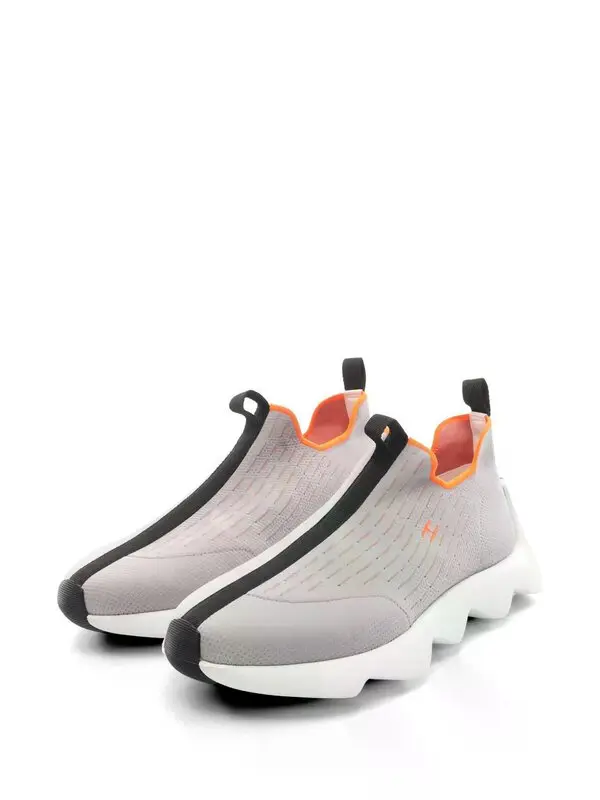Hermès 2020s Eclair Knit Sneakers - Grey