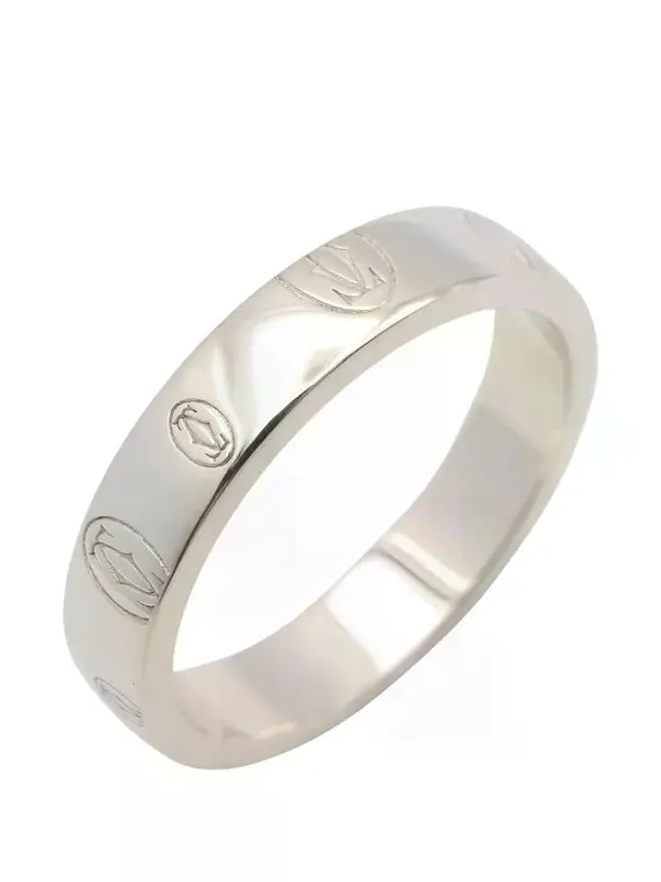 CARTIER 2010s Happy Birthday Ring - Silver
