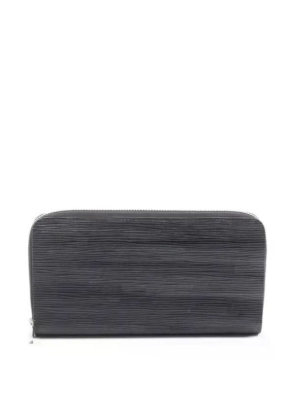 LOUIS VUITTON 2021 Zippy Epi Noir Wallet - Black