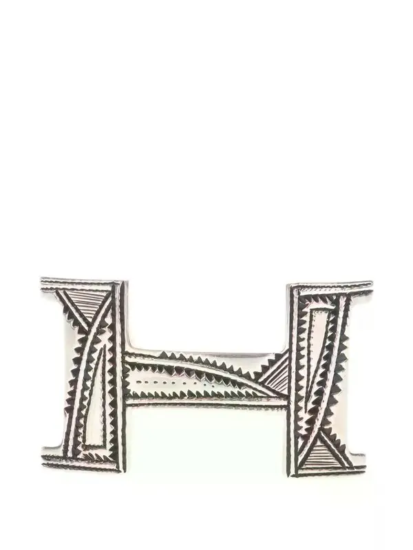 Hermès 2000s H Buckle Belt Buckle - Silver