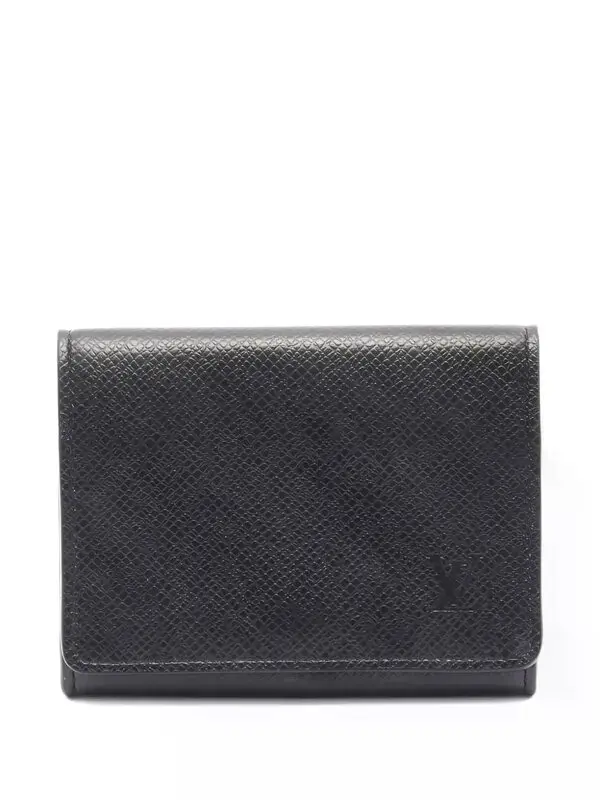 LOUIS VUITTON Enveloppe Card Holder - Black