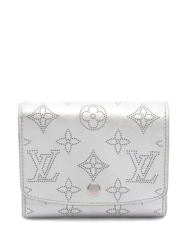 LOUIS VUITTON Iris Leather Wallet - Silver