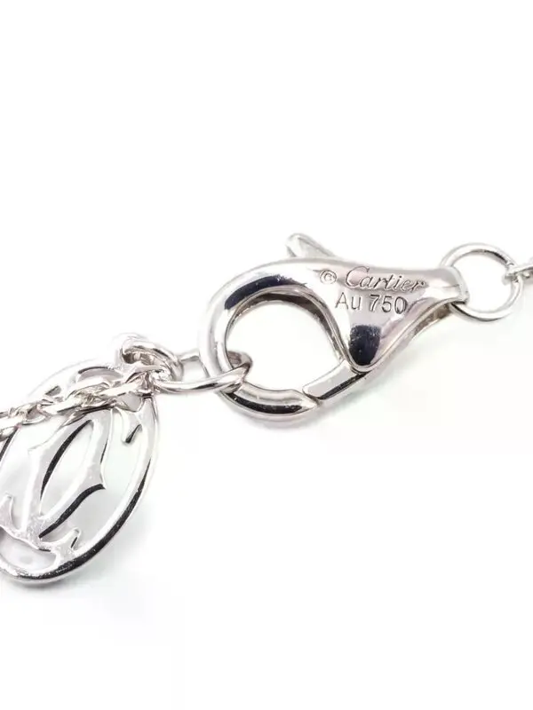 Cartier 18k White Gold Multi-cut Diamond Necklace