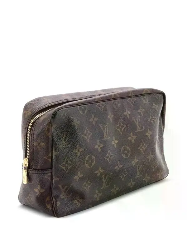 LOUIS VUITTON Trousse Toiletry Monogram Canvas 28 Pouch - Brown