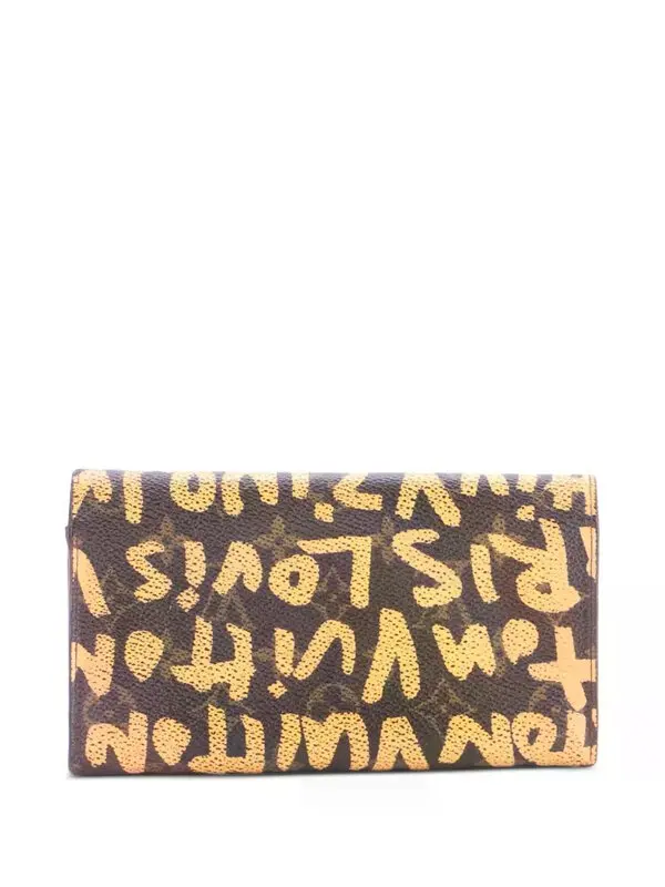 LOUIS VUITTON Sarah Wallet Limited Edition Monogram Graffiti Small Wallets