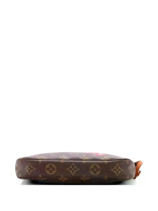 LOUIS VUITTON Pochette Accessoires Monogram Cerises Clutch - Brown