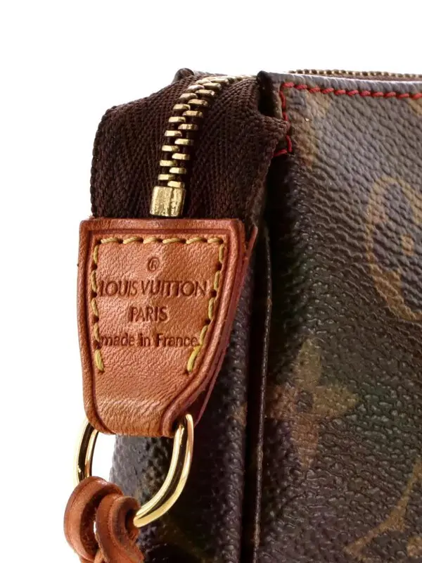 LOUIS VUITTON Pochette Accessoires Monogram Cerises Clutch - Brown