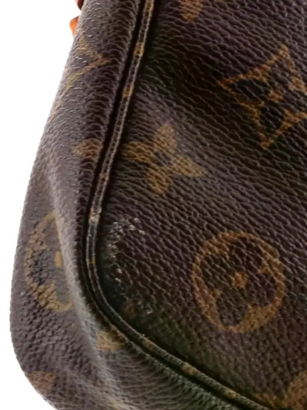 LOUIS VUITTON Pochette Accessoires Monogram Cerises Clutch - Brown