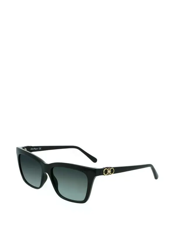 FERRAGAMO Square-frame Sunglasses - Black