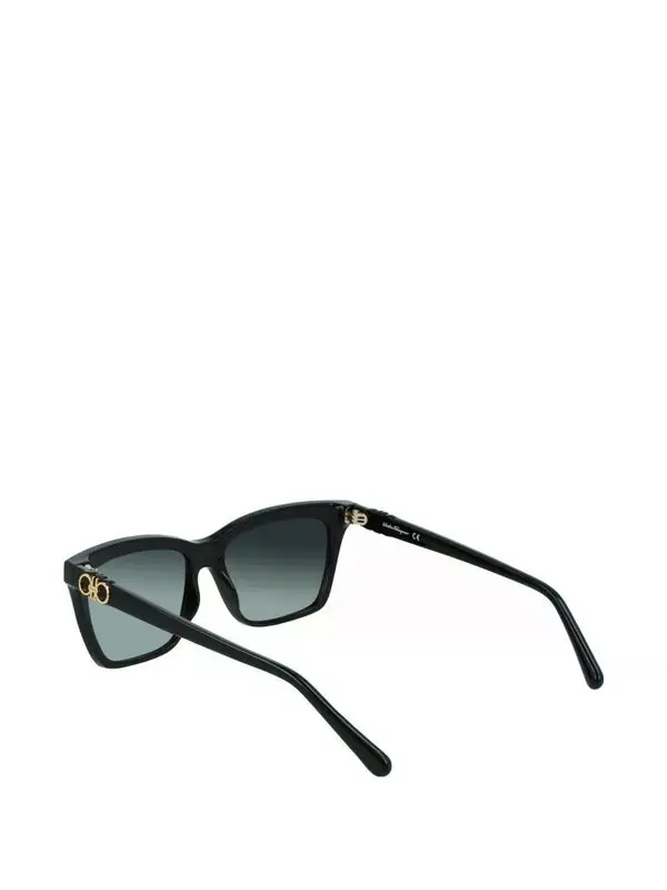 FERRAGAMO Square-frame Sunglasses - Black