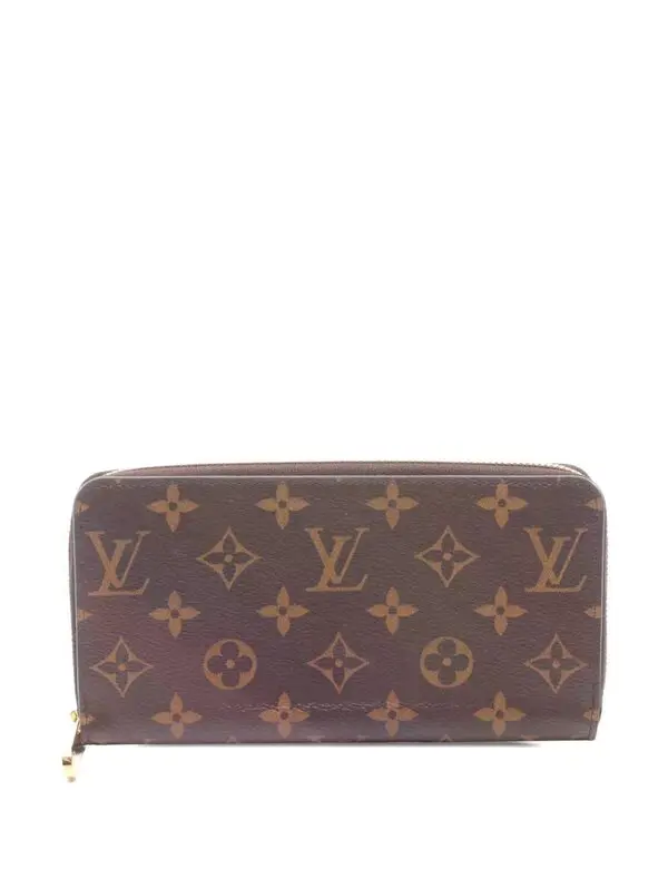 LOUIS VUITTON 2019 Monogram Zippy Wallet Long Wallets - Brown