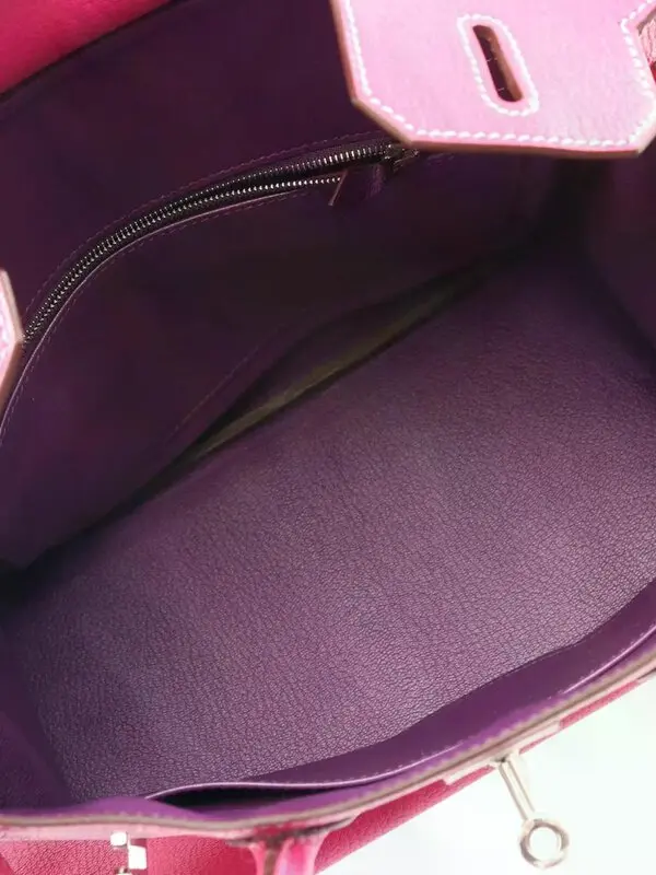 Hermès 2009 Chevre Mysore Birkin Retourne 30 Handbag - Pink