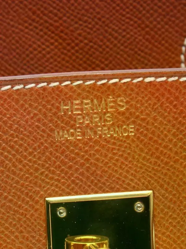 Hermès 2008 Togo Birkin Retourne 35 Handbag - Brown