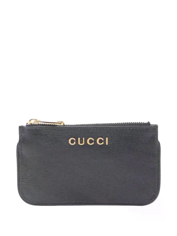 Gucci 2016-2026 Leather Coin Pouch - Black