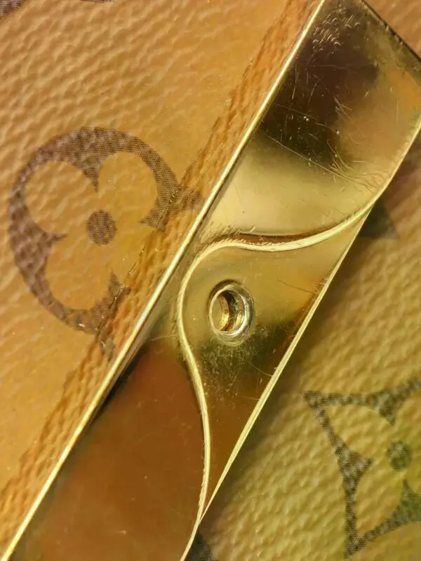 LOUIS VUITTON 2021-2026 Monogram Reverse Mini Dauphine Satchel - Brown