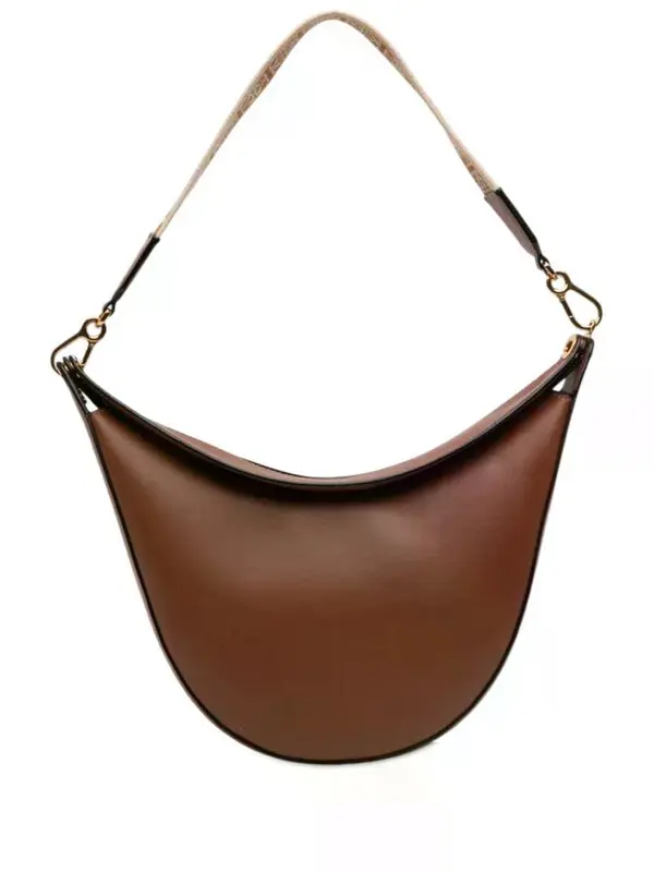 Loewe Small Leather Luna Hobo Bag - Brown