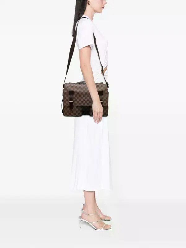 LOUIS VUITTON 2006 Damier Ebene Broadway Satchel