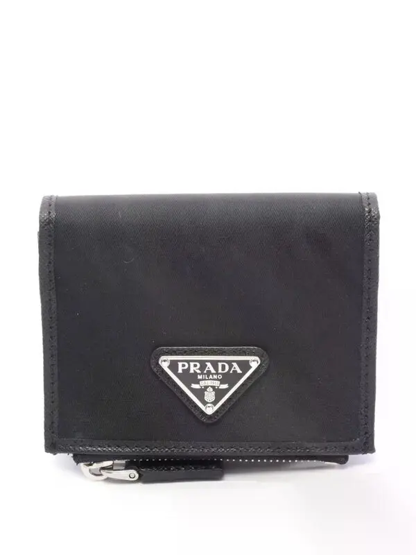 Prada 2013-2026 Tessuto Bifold Wallet Small Wallets - Black