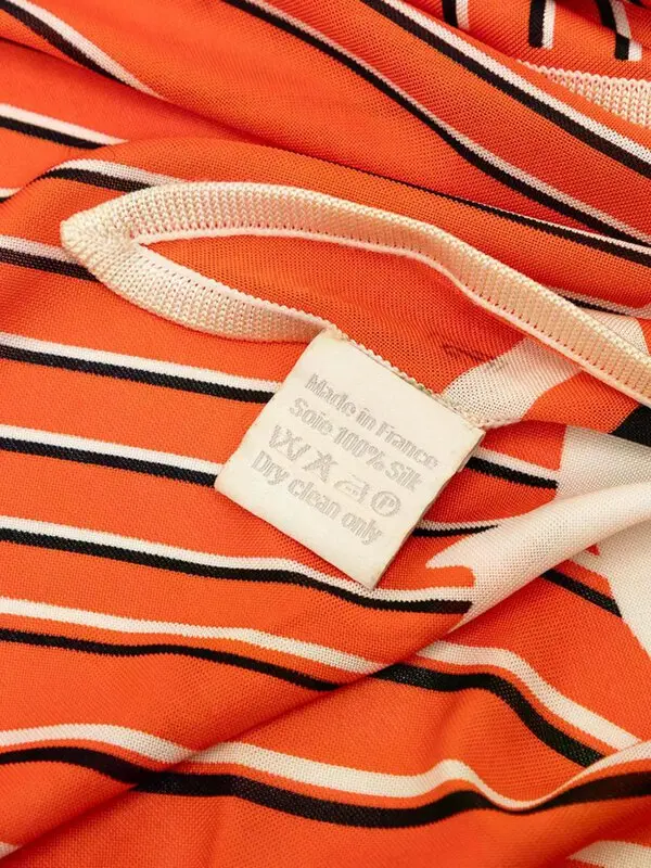 Hermès 2021-2025 Triangular H Au Galop Silk Scarf Scarves - Orange