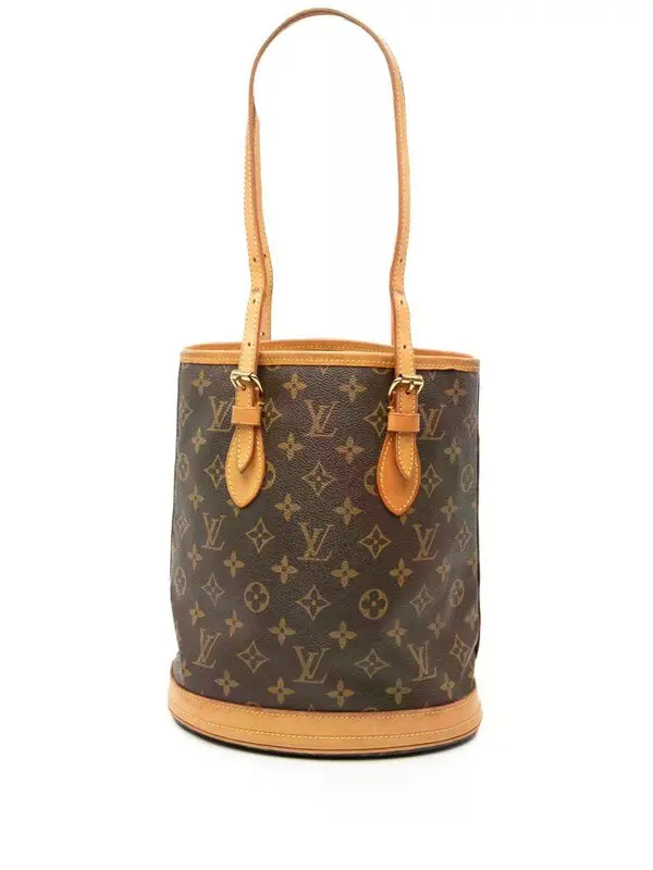 LOUIS VUITTON 2001 Monogram Petit Bucket Bag