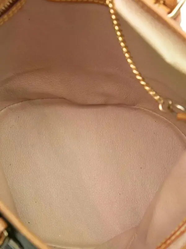 LOUIS VUITTON 2001 Monogram Petit Bucket Bag