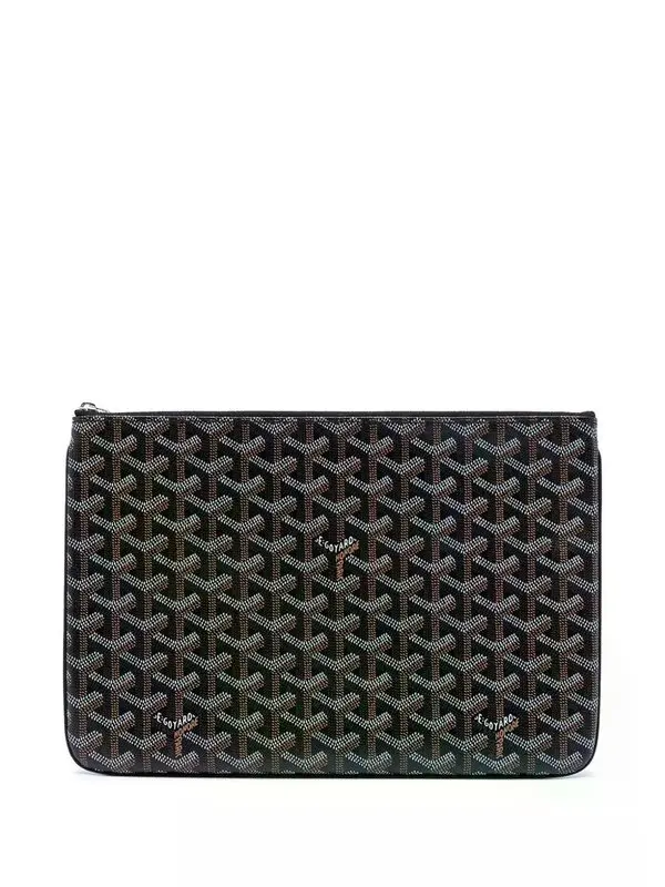Goyard 2015 Goyardine Senat Mm Clutch Bag - Black