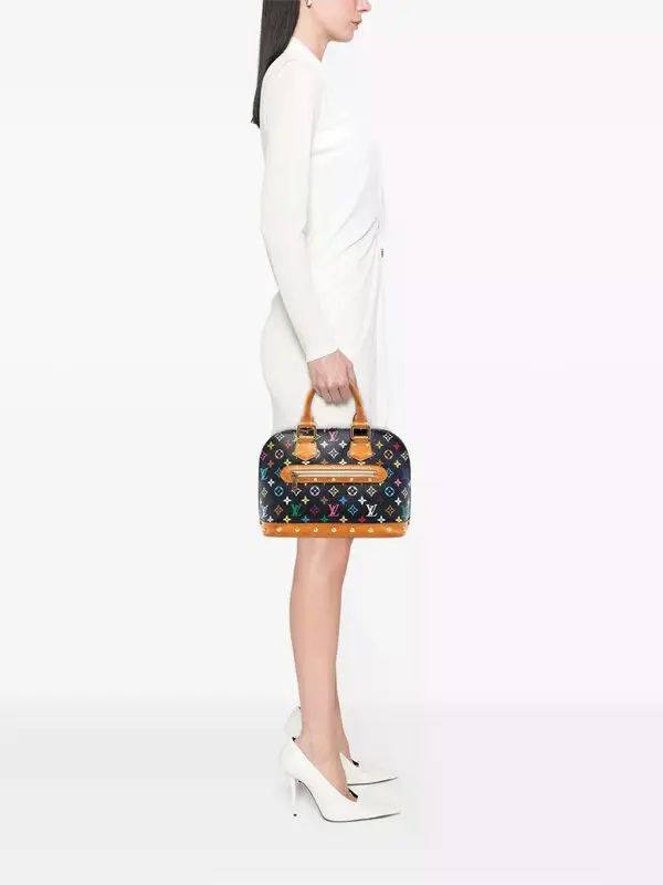 LOUIS VUITTON 2004 Monogram Multicolore Alma Pm Handbag - Black