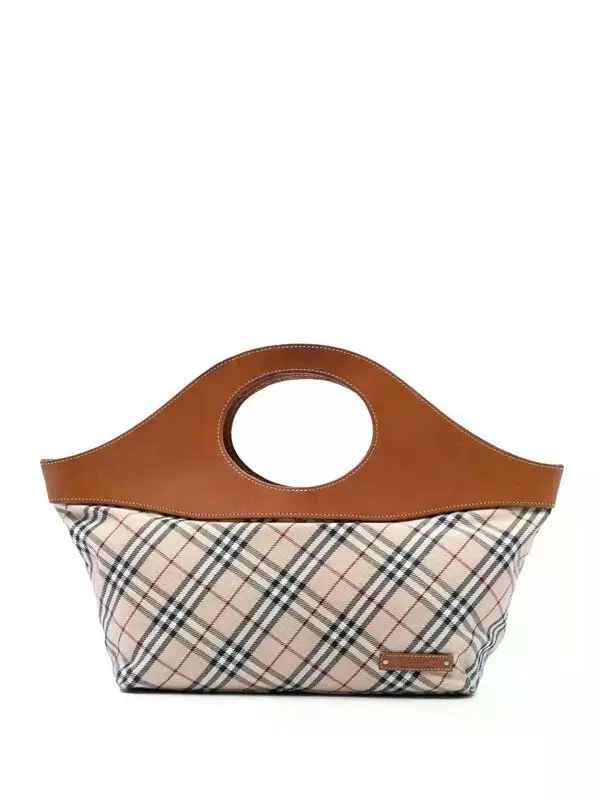 Burberry Nova Check Canvas Handbag