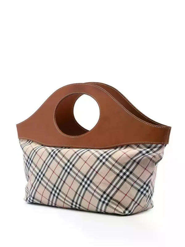 Burberry Nova Check Canvas Handbag